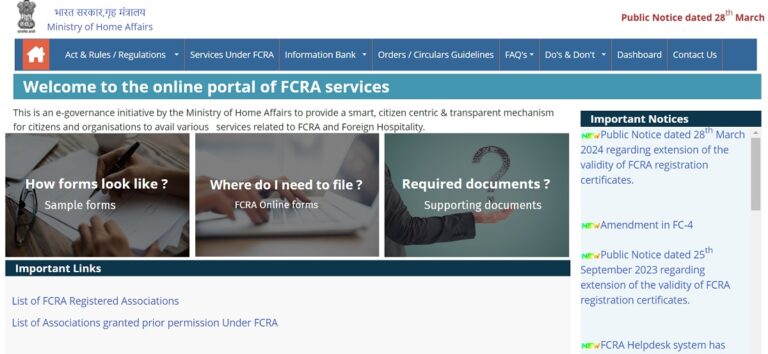 FCRA Registration Process 2024: How to Apply, Fee, Document, Renewal