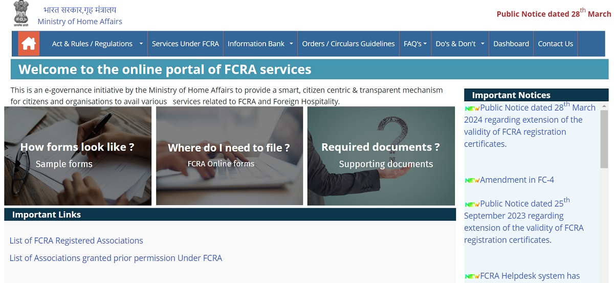 FCRA Registration Process 2024: How to Apply, Fee, Document, Renewal